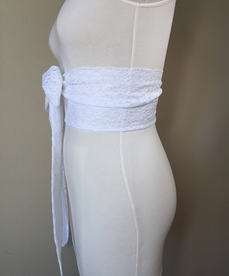 Extra Long Lace Sash White Lace Sash Wedding Dress Sash | Etsy
