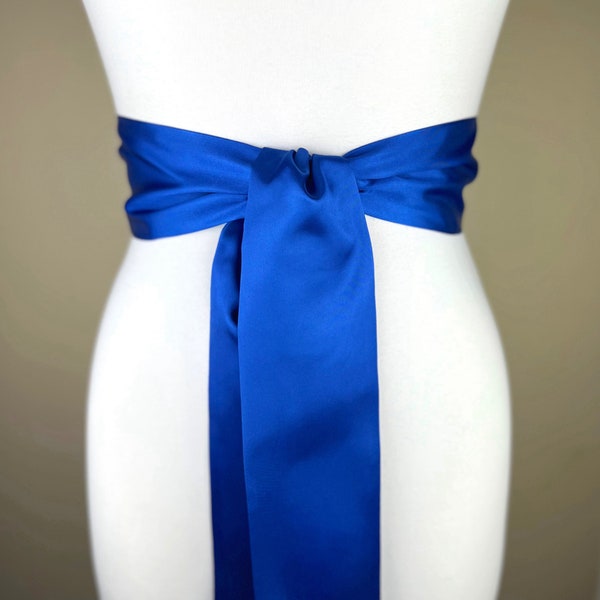 Royal Blue Sash - Etsy
