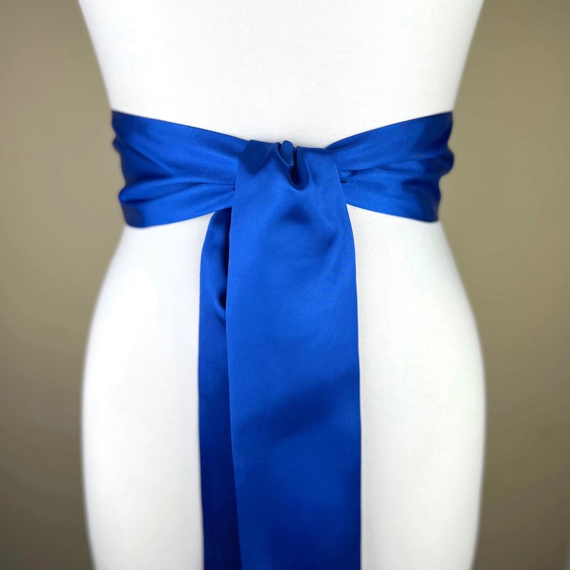 Royal Blue Sash - Etsy