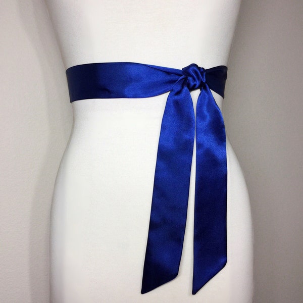 Royal Blue Sash - Etsy