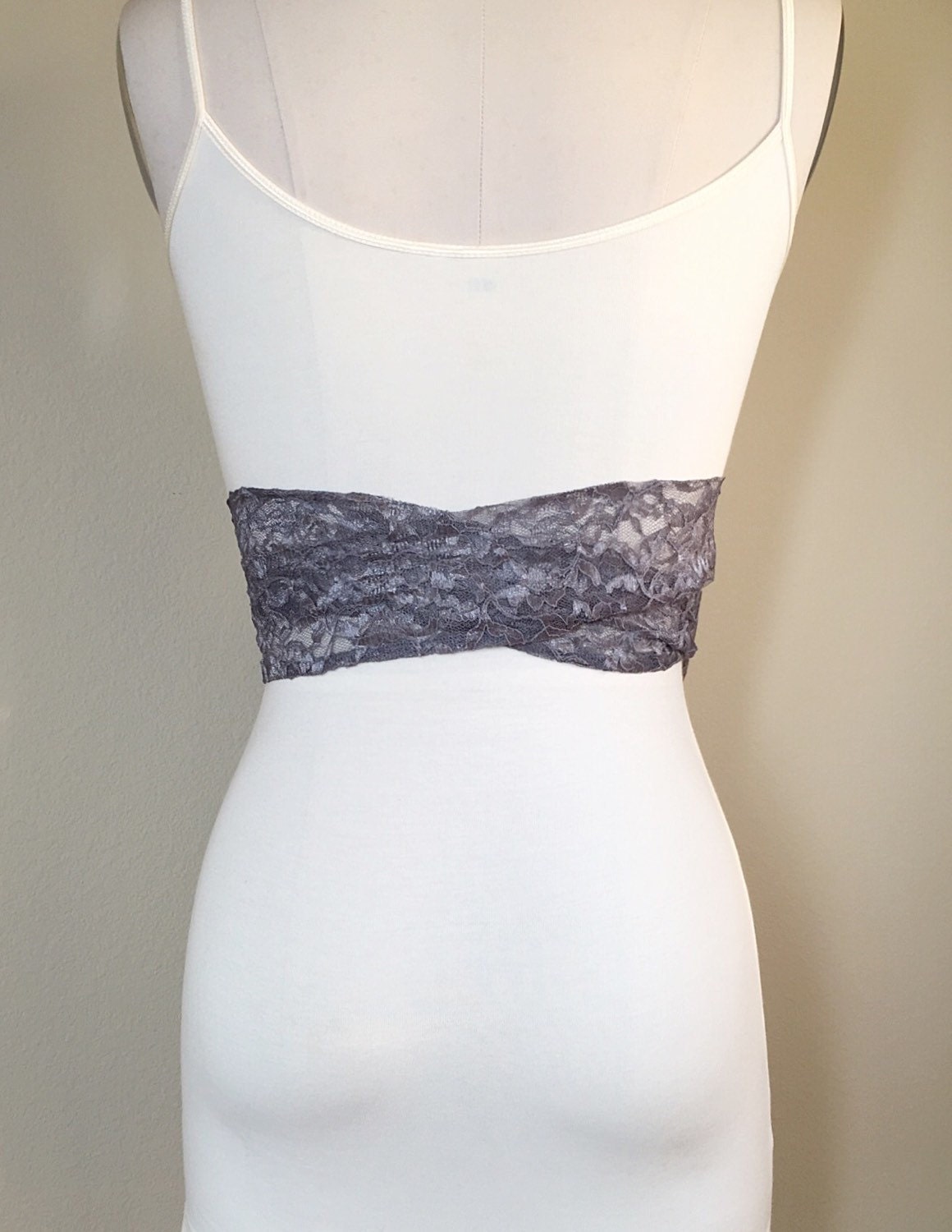 Gray Lace Sash, Extra Long Lace Sash, Gray Wedding Dress Sash, Lace ...