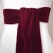 Burgundy Velvet Sash, Wine Velvet Sash, Burgundy Sash Belt in Velvet ...