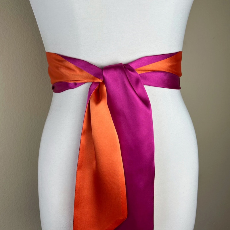 Orange sash - Etsy