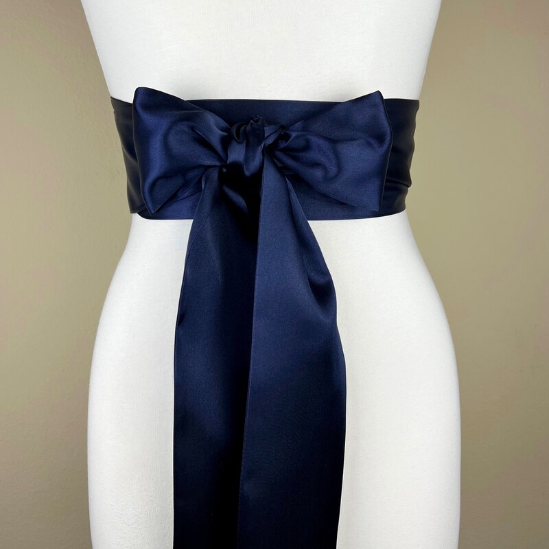 Navy Blue Sash - Etsy