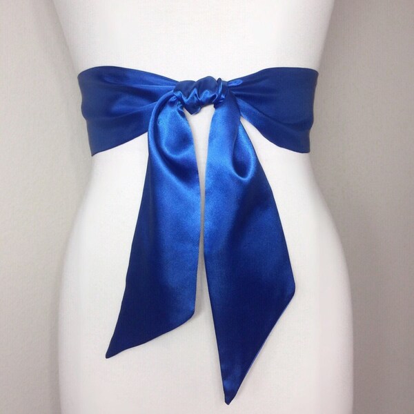 Royal Blue Sash - Etsy