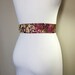 Asian Brocade Sash in Bright Plum & Gold Floral Sash in Gold - Etsy