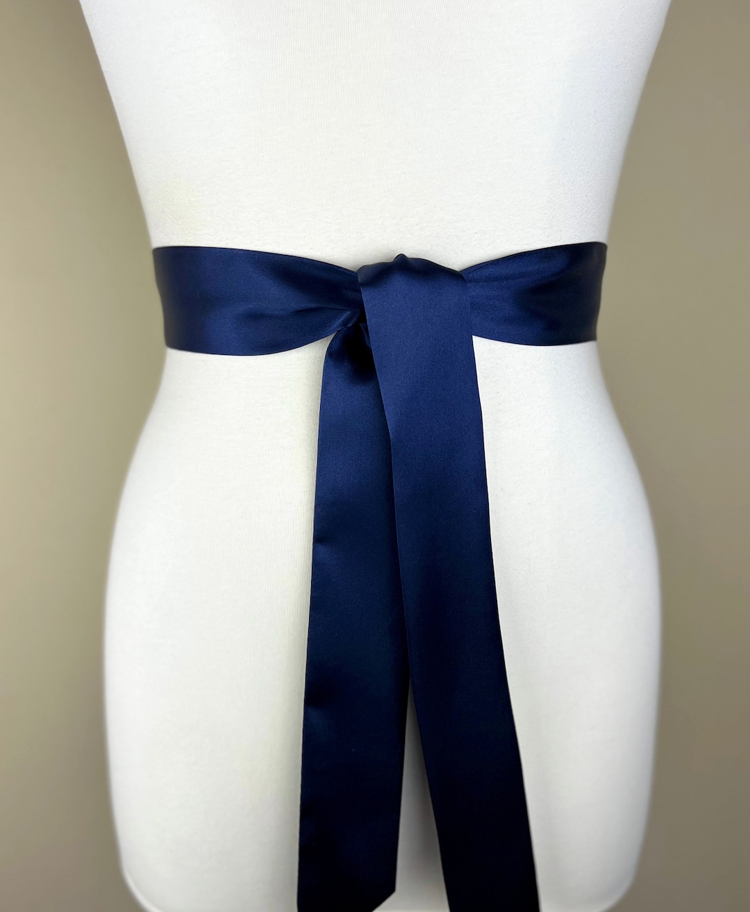 Narrow Navy Sash, Navy Satin Sash, Navy Blue Sash, Navy Sash Belt ...