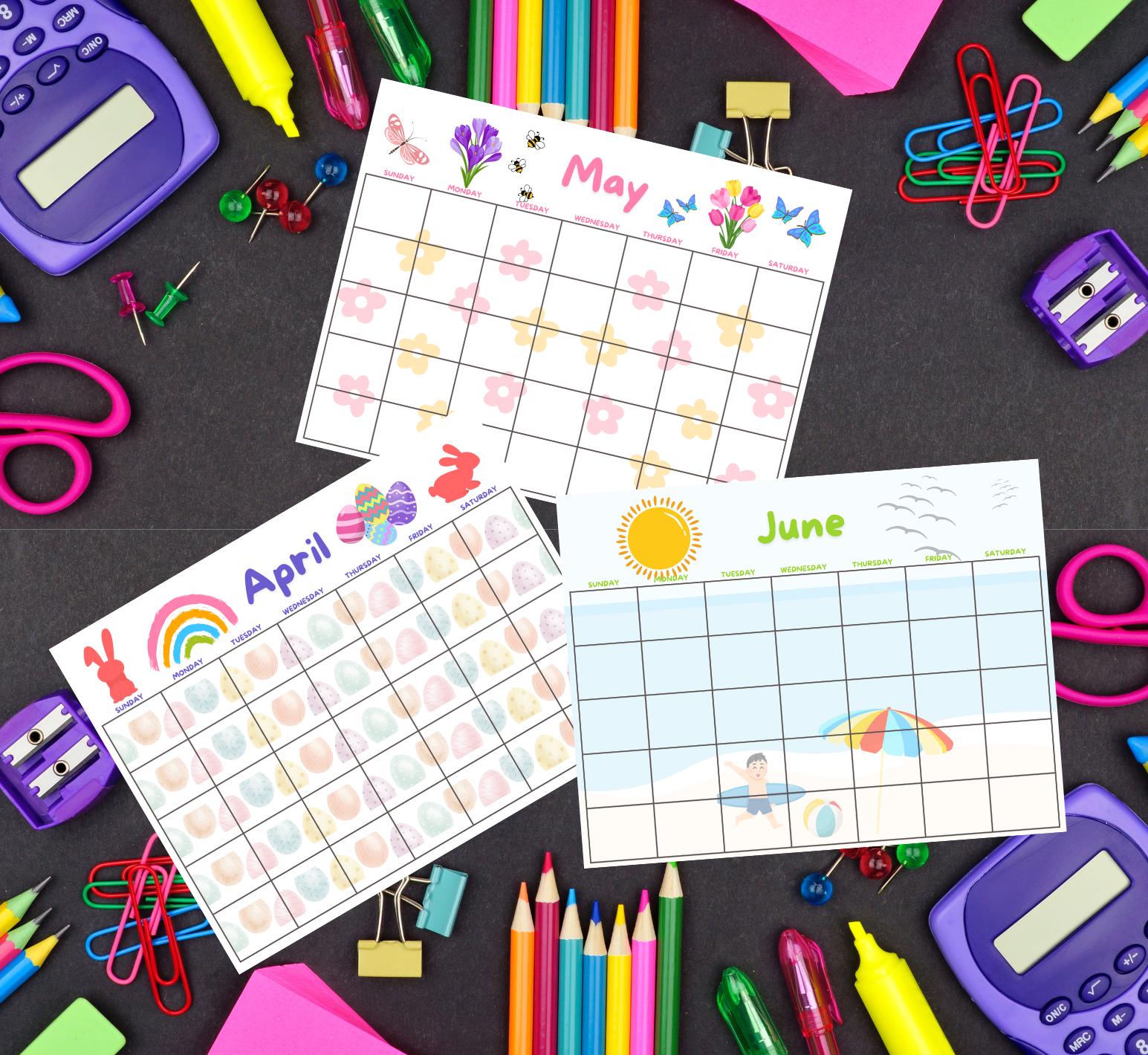 INSTANT DOWNLOAD PRINTABLE Daycare Preschool School Monthly Events ...