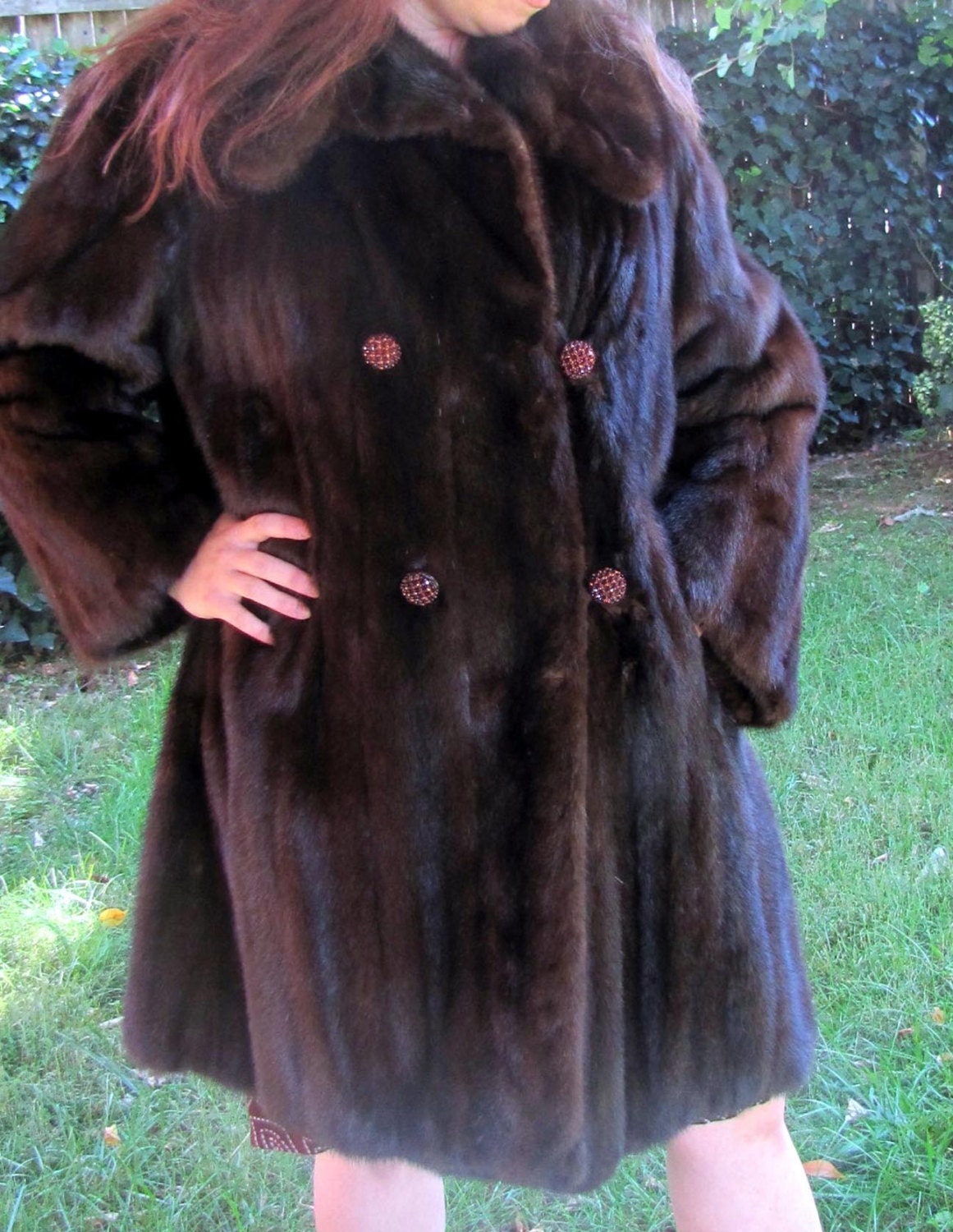 FUR COAT MINK Real Carla Tivoli Germany - Raizes Dorfman Philadelphia ...