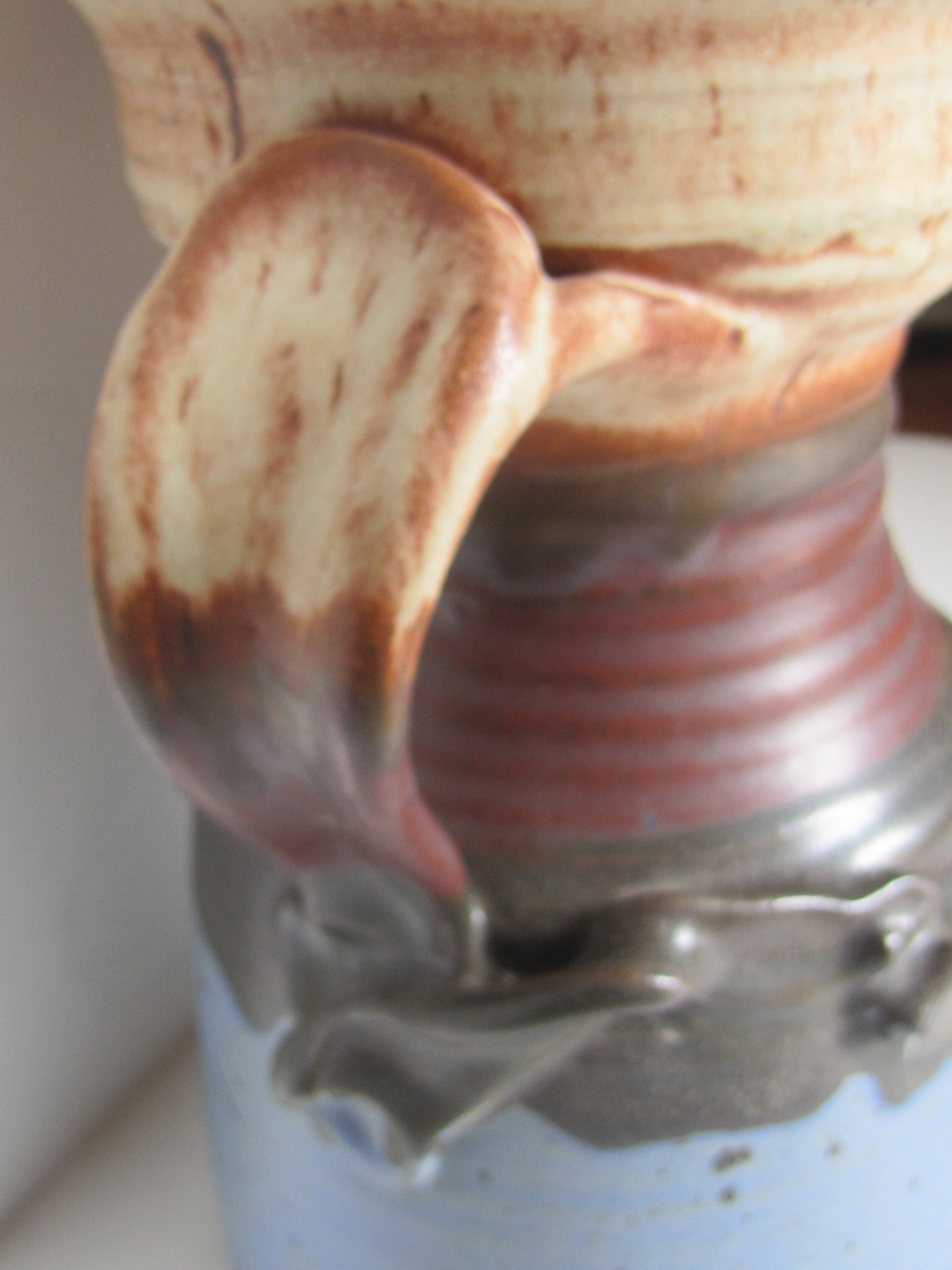 Reece Pottery Studio Art Pottery Vase With Handles Large Vintage ...