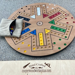 Marble Fast Track - Double Sided! 4 and 6 Player - Etsy Canada