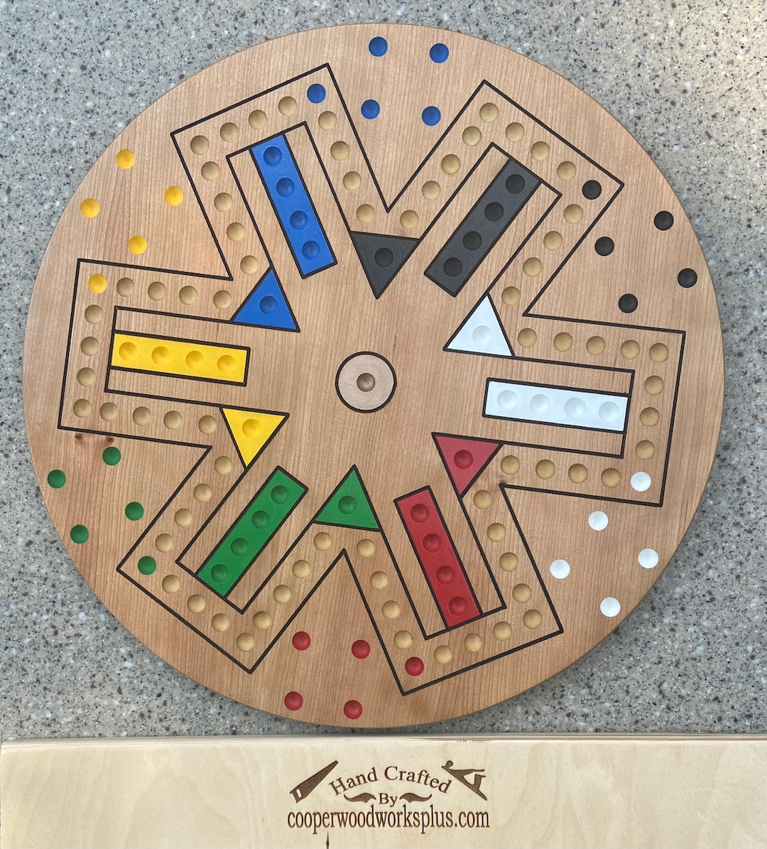 Marble Fast Track - Double Sided! 4 and 6 Player - Etsy