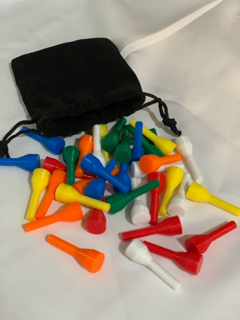 3d Printed Pegs for Games - Etsy