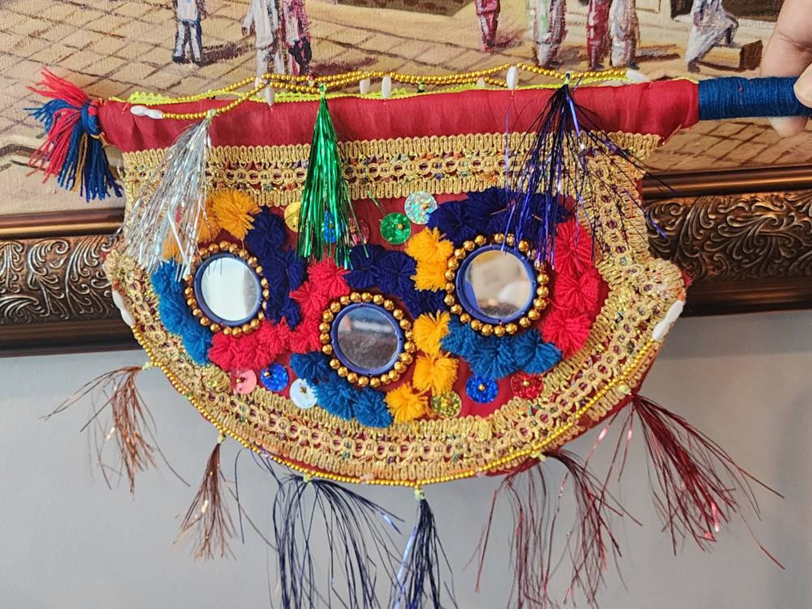 Pakistani Hand Fan - Etsy