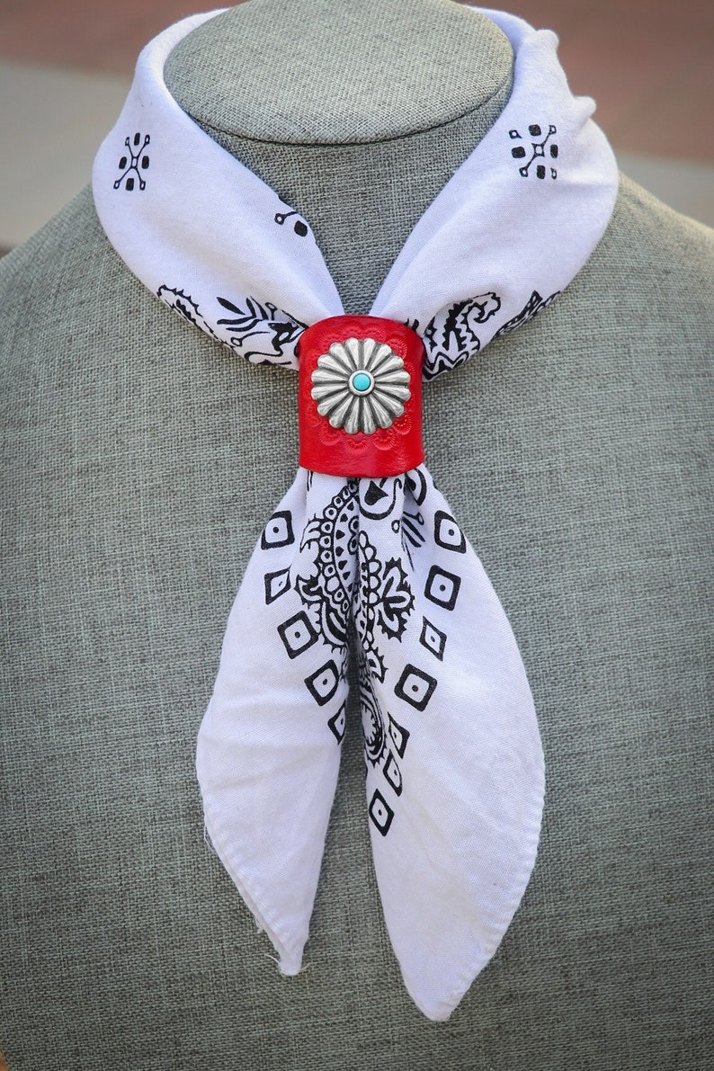 Leather Neckerchief Slide. - Etsy