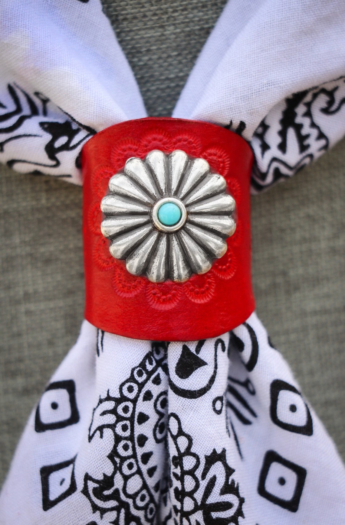 Leather Neckerchief Slide. - Etsy