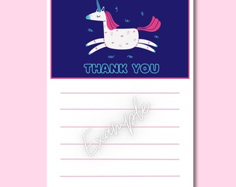 Birthday Thank You Card Editable Download Instant Download 5 - Etsy
