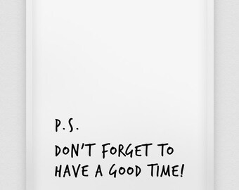 Good Time Poster - Etsy