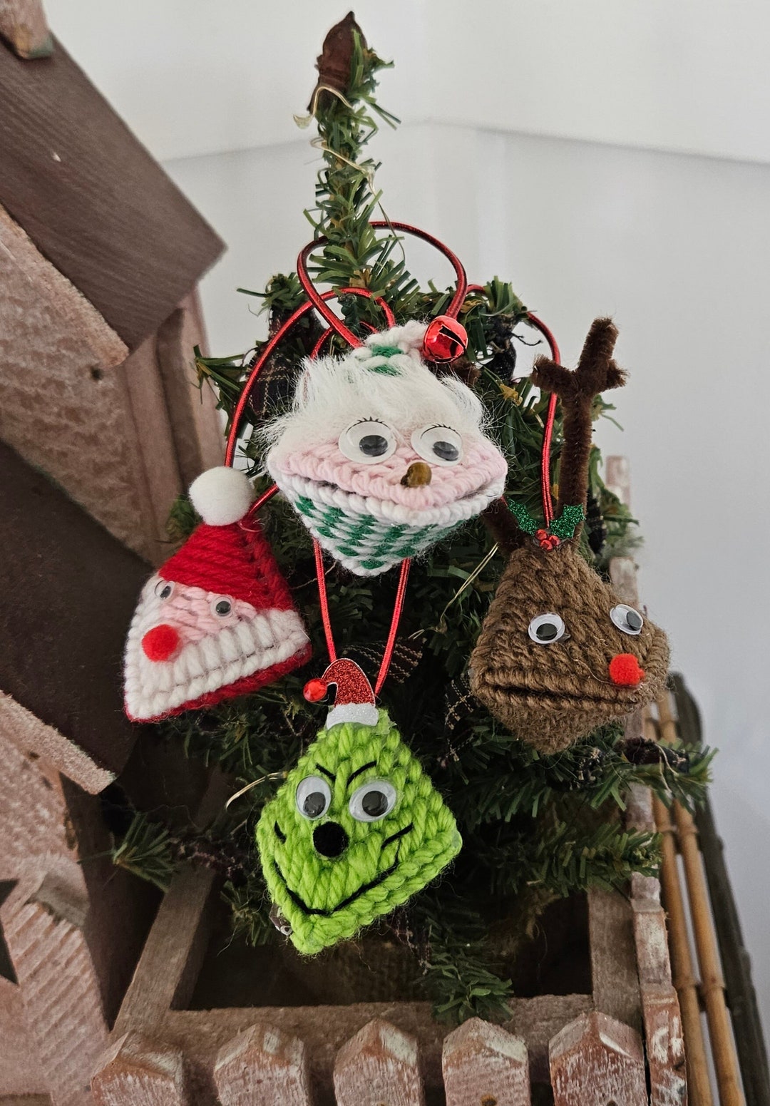 Squeeze My Cheeks Christmas Ornaments. Santa, Reindeer, Elves, and ...