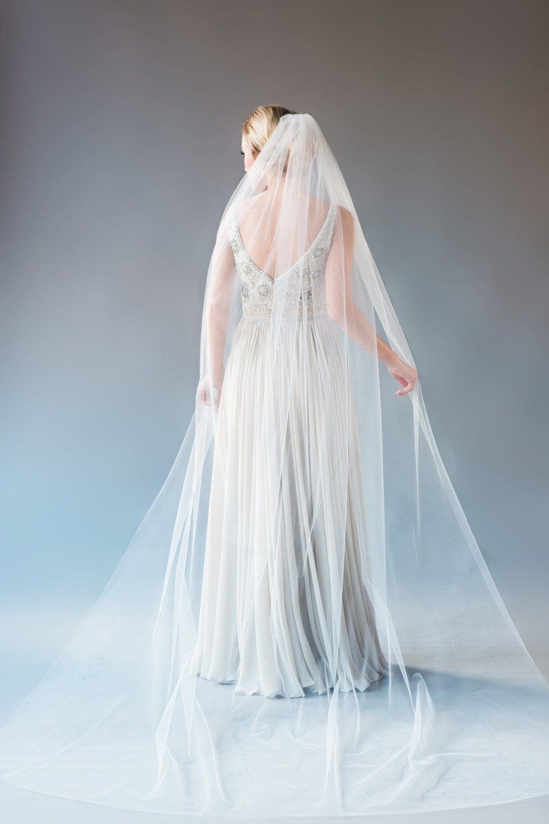 Victoria Veil 72 Width Cathedral Length Veil Single - Etsy