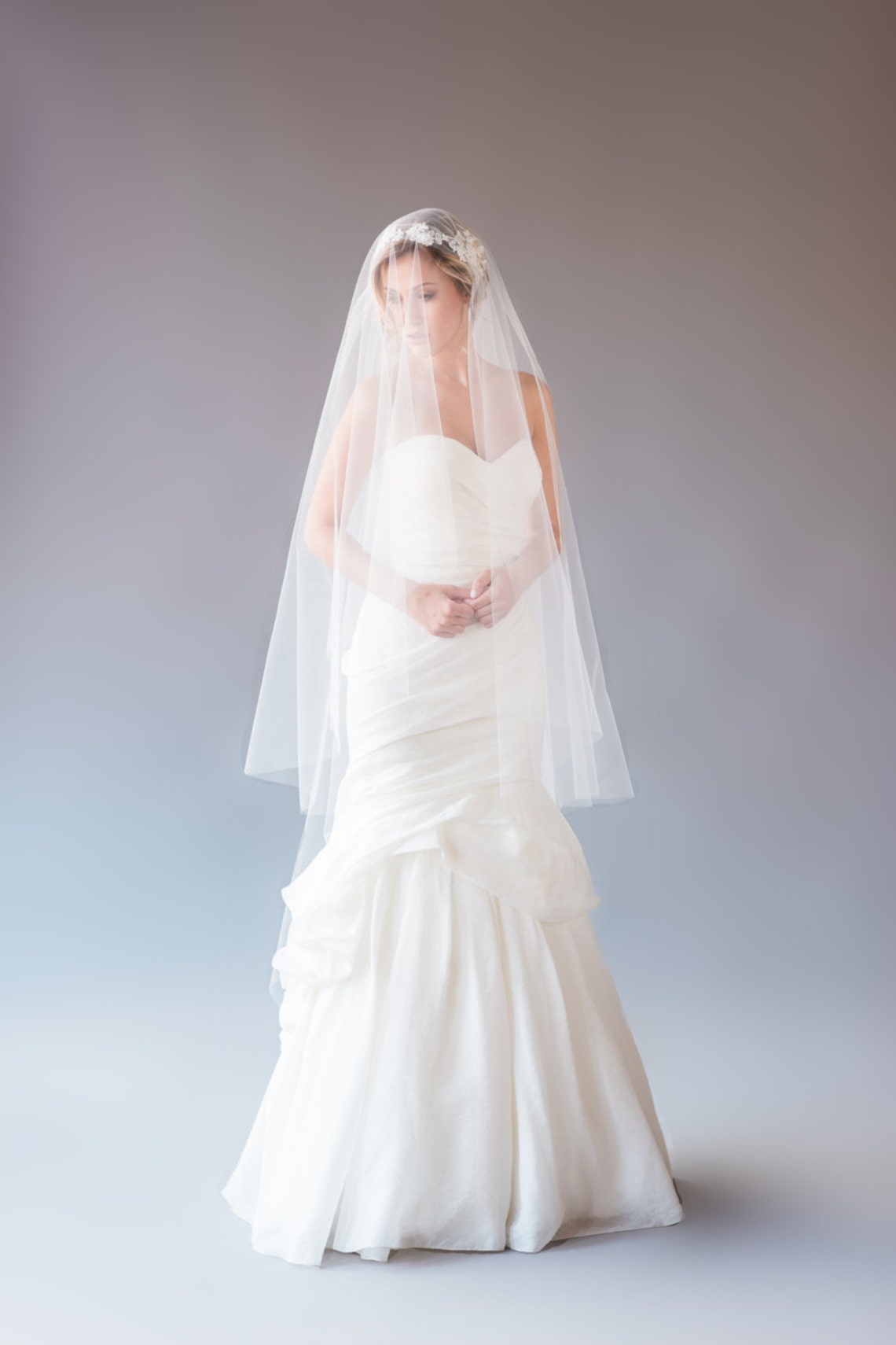 Emily Veil Juliet Cap Veil Wedding Veil Bridal Veil - Etsy