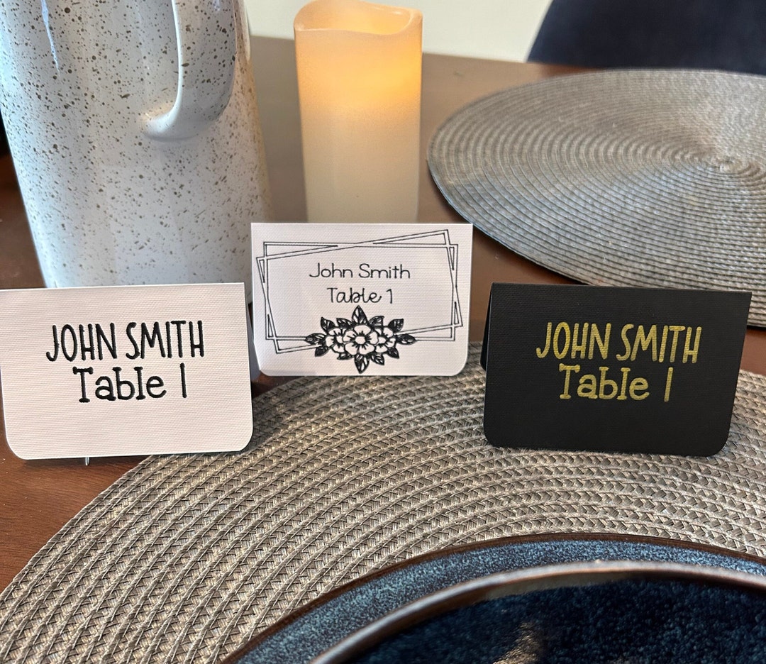 Wedding Table Place Cards - Etsy