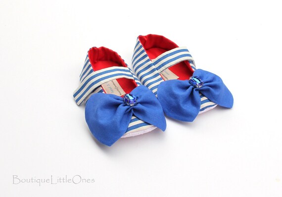 Items similar to Handmade Baby Shoes - 'Amelia' Shoes - Cloth Baby ...
