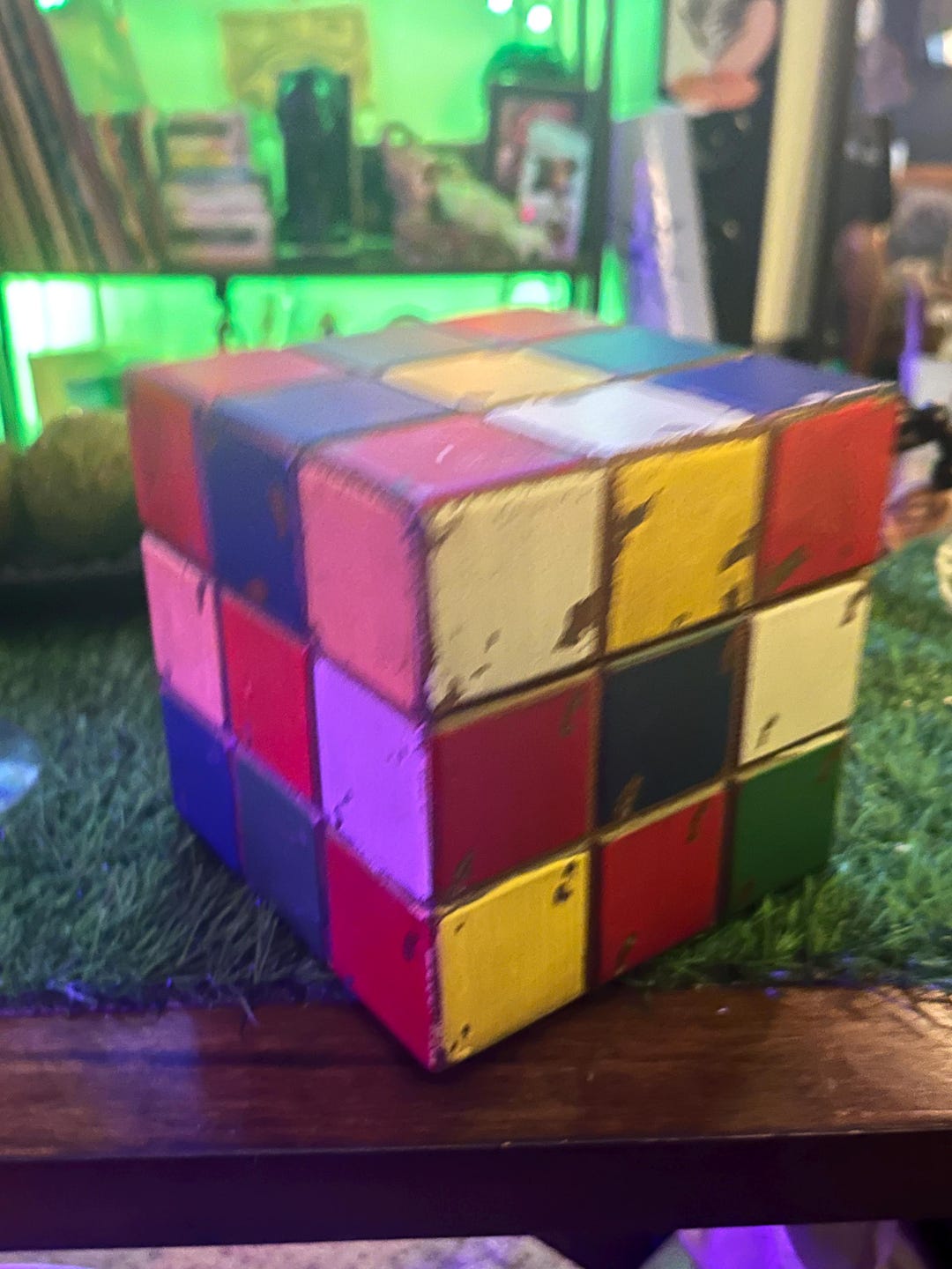 Wood Rubik's Cube Storage Display Shelf Box Container - Etsy