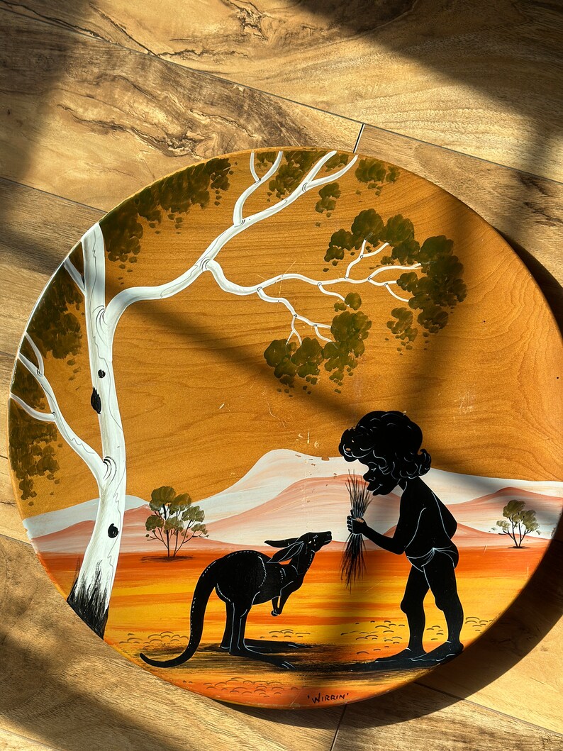 Vintage William Townsend Bill Onus Wood Aboriginal Australian Wirrin 15 ...