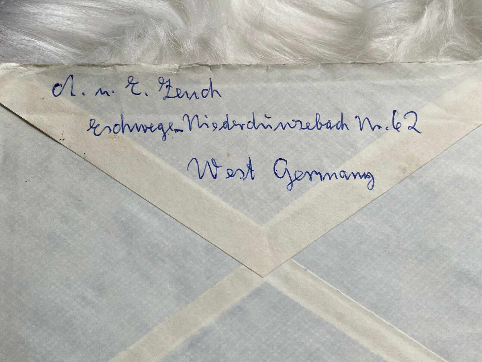 Vintage 1972 Handwritten German Letter Envelope West Germany 1968 ...