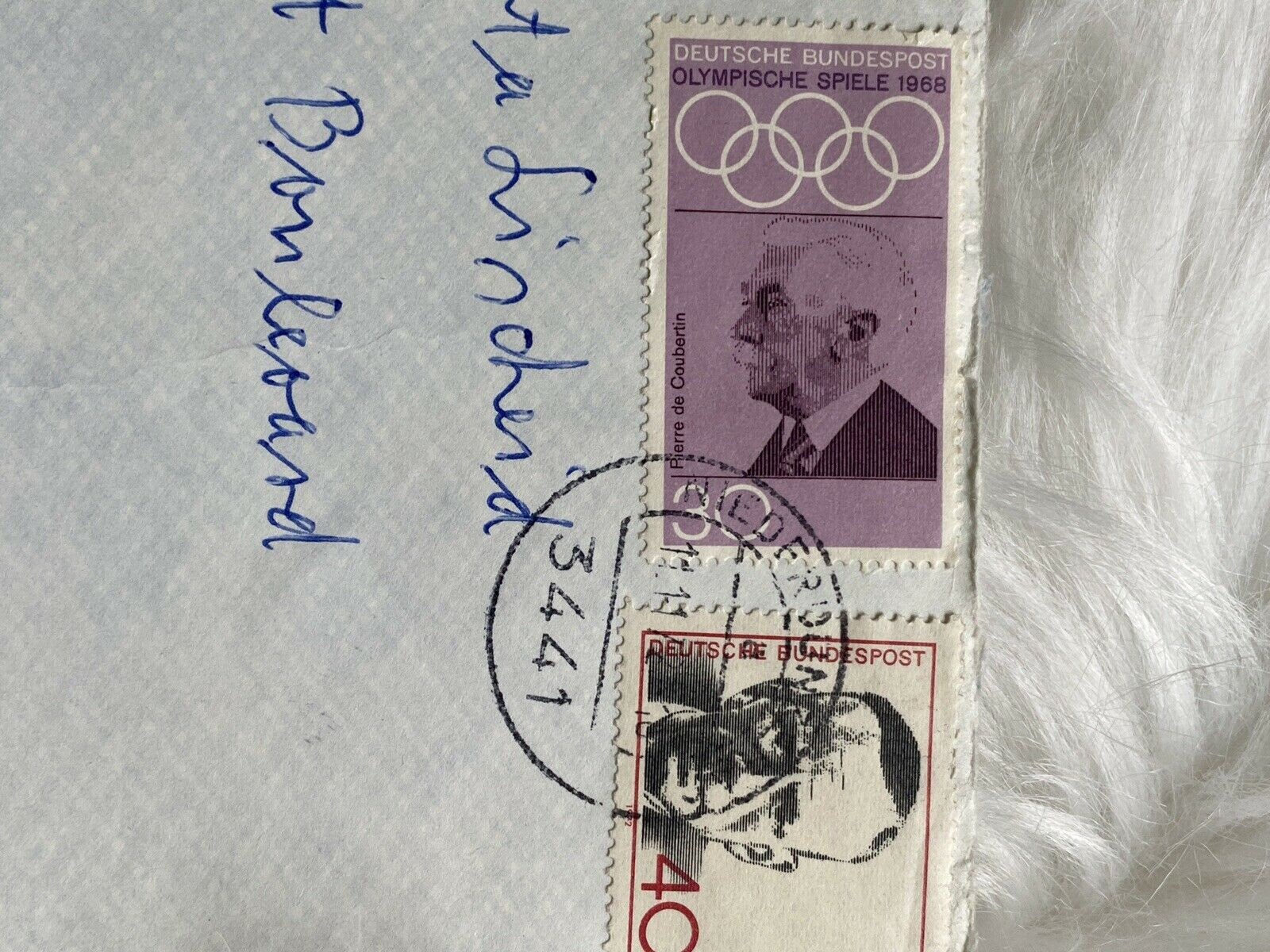 Vintage 1972 Handwritten German Letter Envelope West Germany 1968 ...