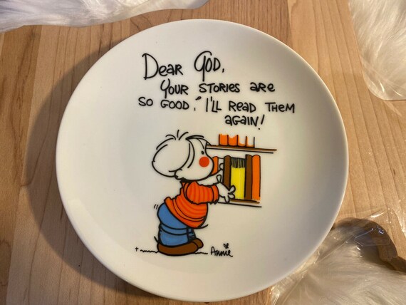 Vintage Enesco Dear God Kids Collector Decorative Plates - Etsy