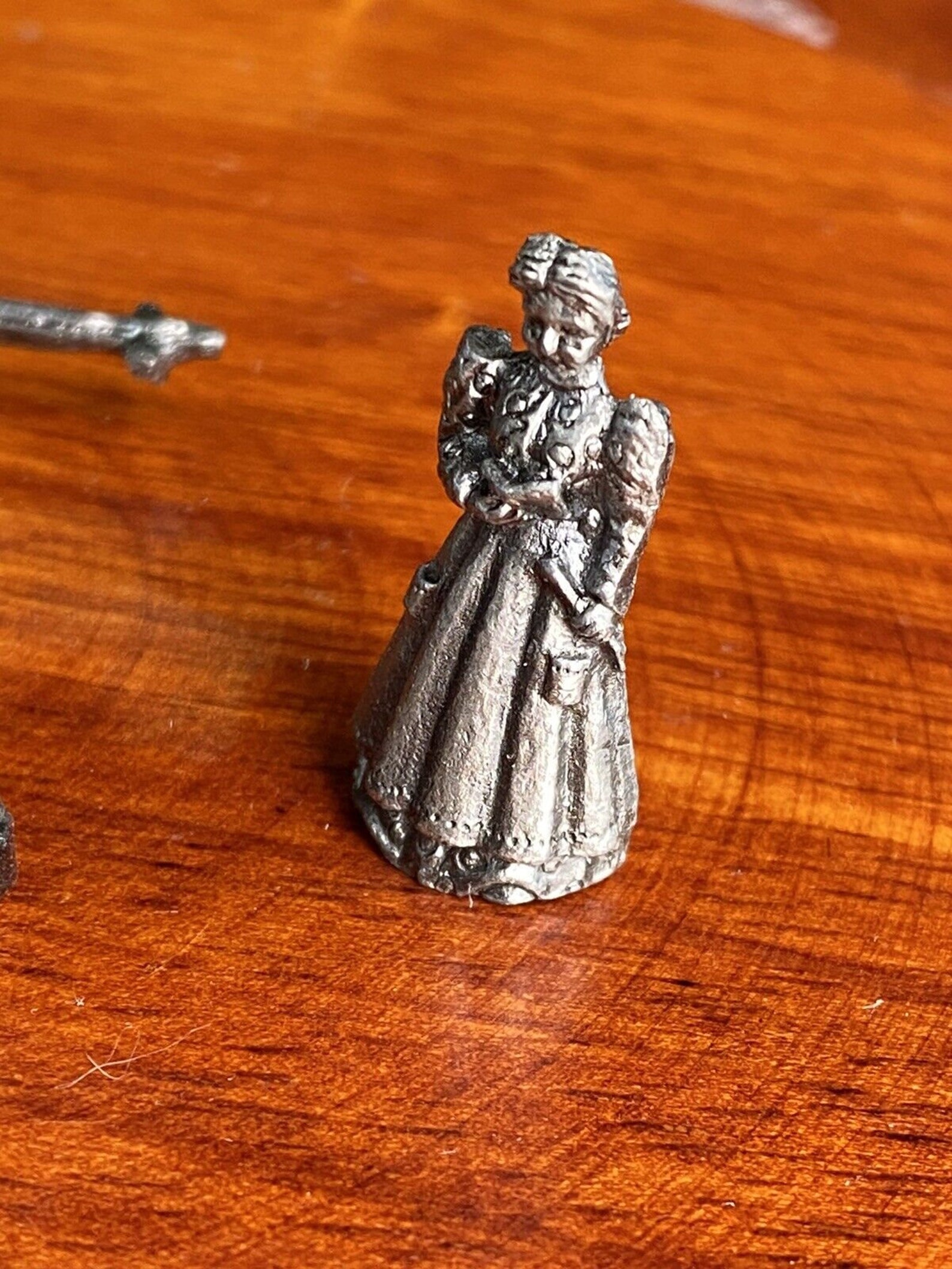 Vintage the Americana Solid Pewter Collection Tiny History Figurines ...
