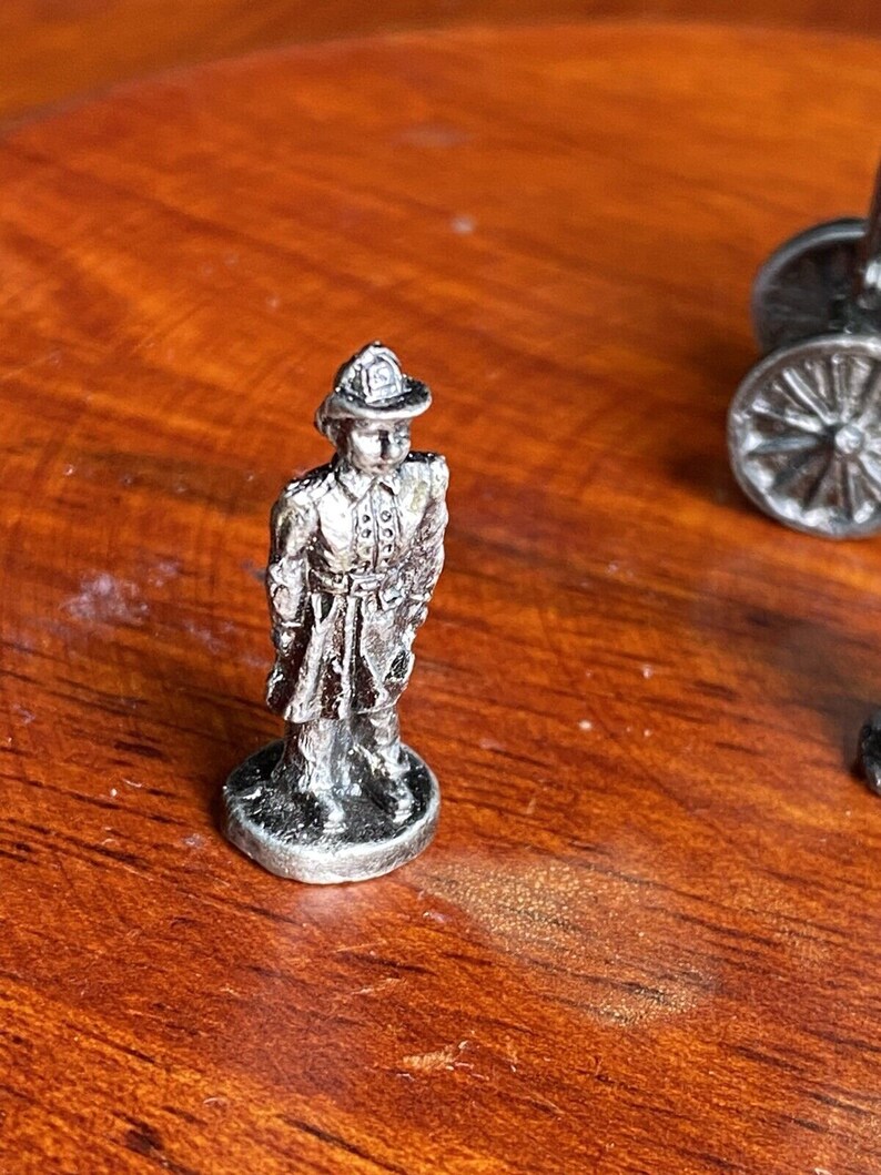 Vintage the Americana Solid Pewter Collection Tiny History Figurines ...