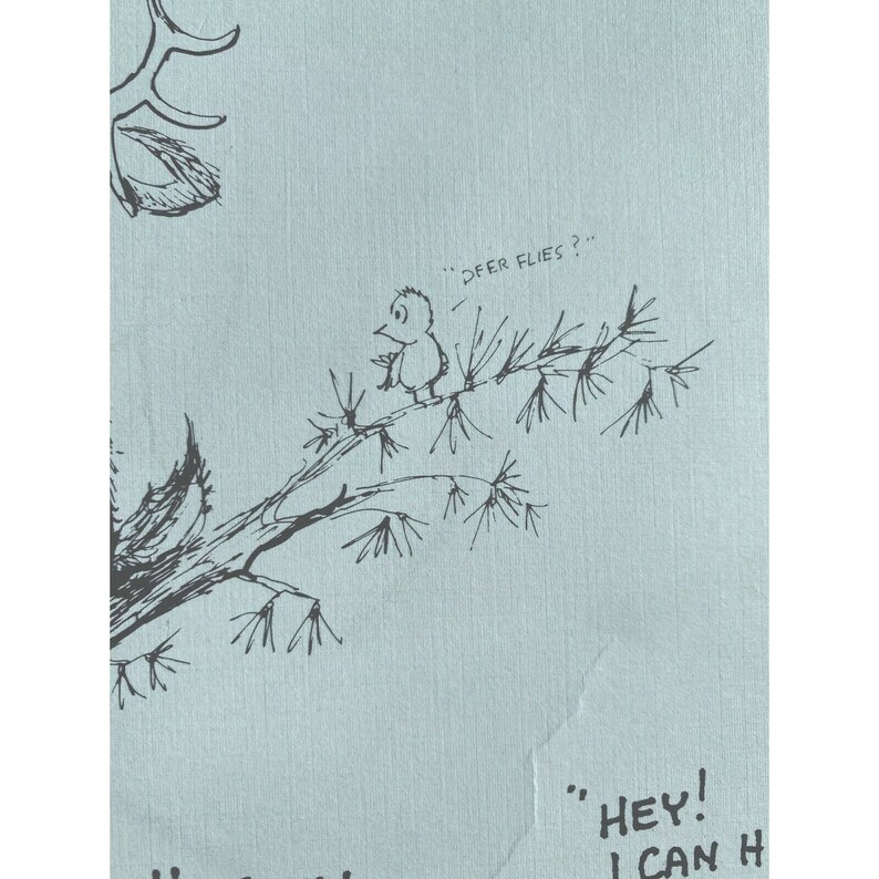 Jim Snook Studio Artist Cartoons 91 Collection Hunting Signed Sketch ...