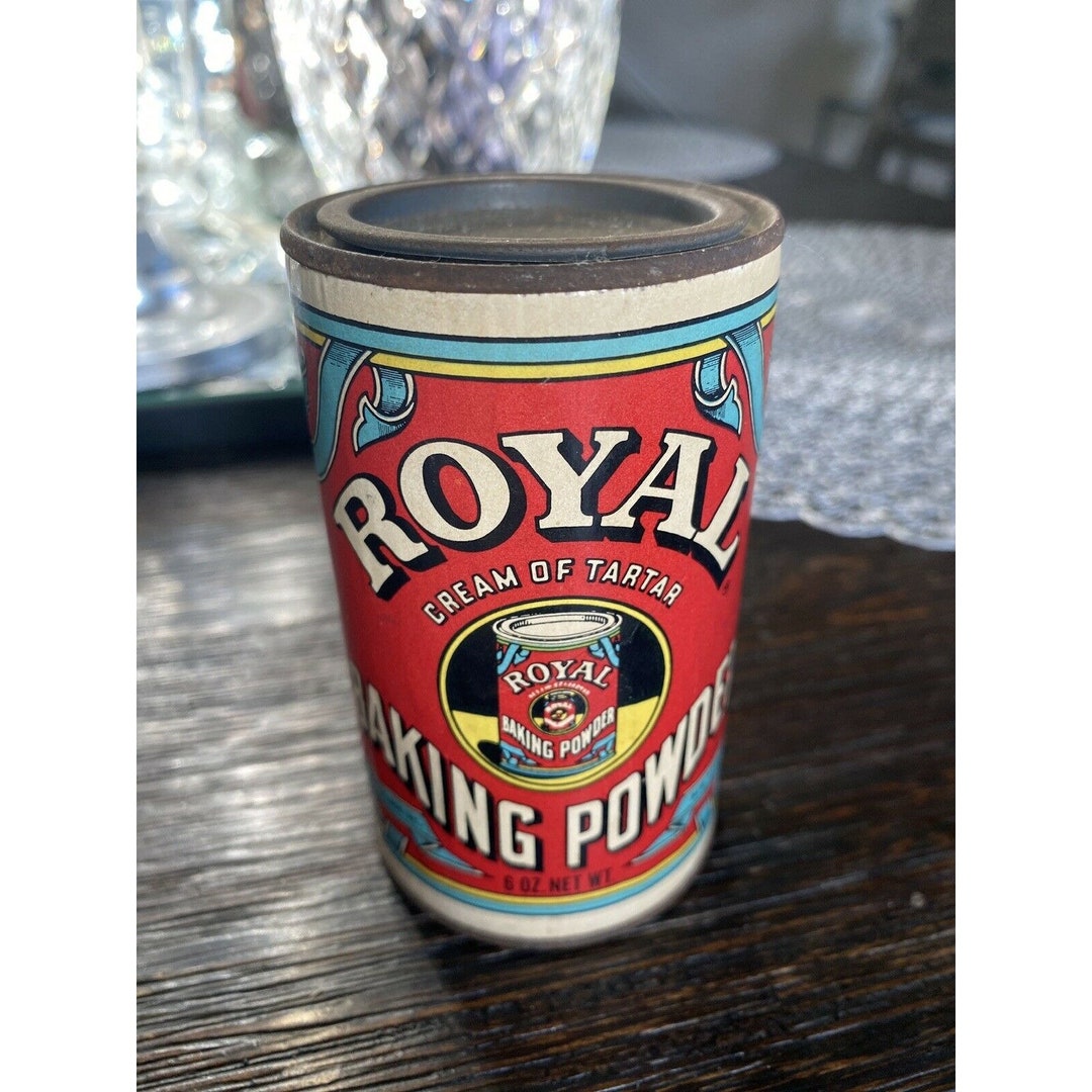 Vintage Tin Royal Baking Powder Cream of Tartar Cake Cookies Bread ...