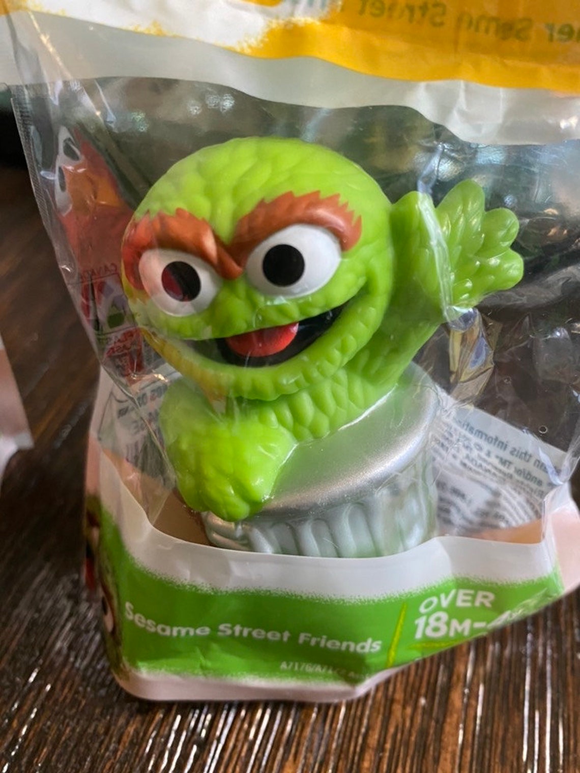 Playskool Sesame Street Friends Oscar the Grouch Elmo Mini Figurine ...