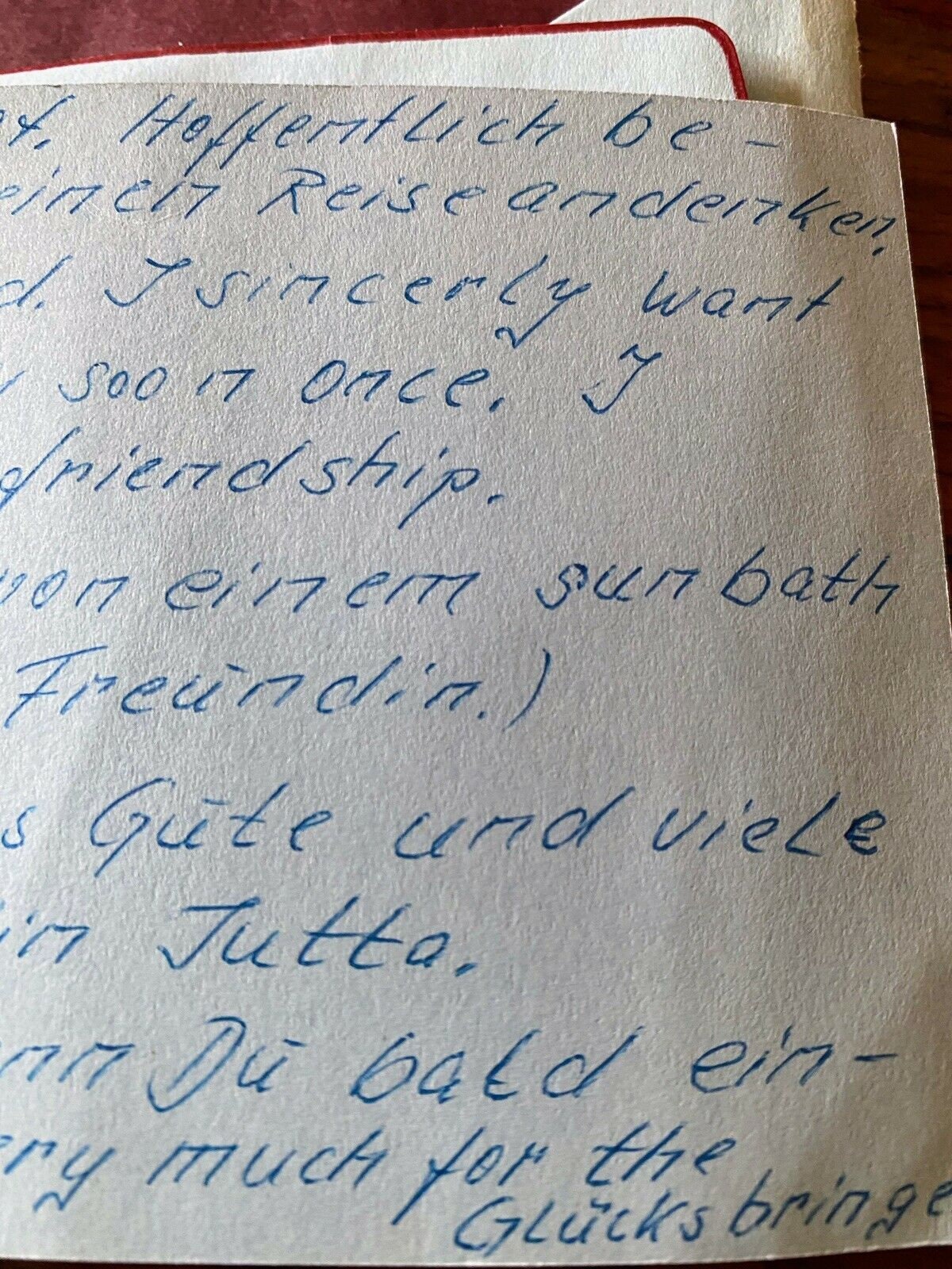 1963 Vintage German Cursive Handwritten Letter Stamp Envelope Paper ...