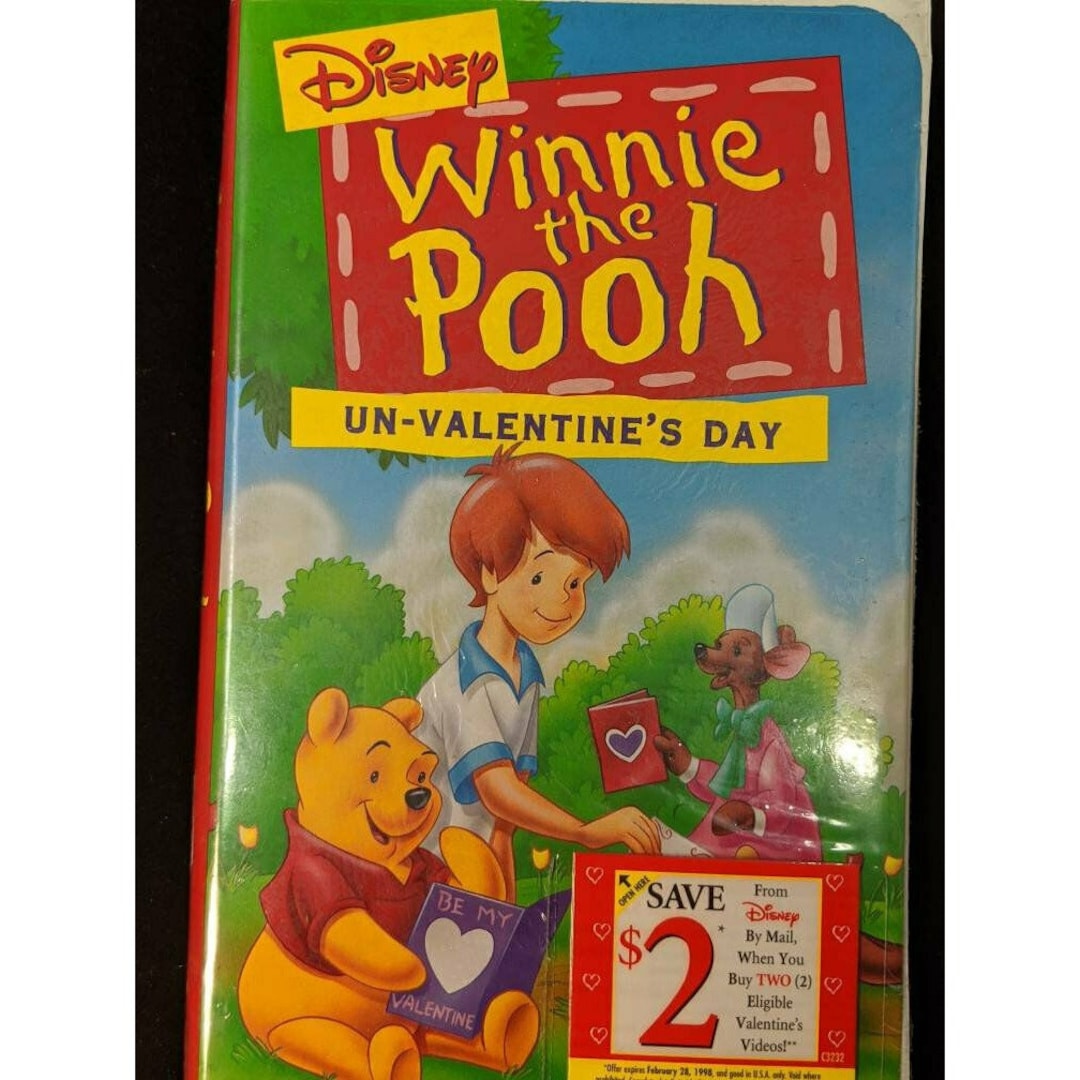 Winnie the Pooh Un-valentine's Day VHS Movie Cassette - Etsy