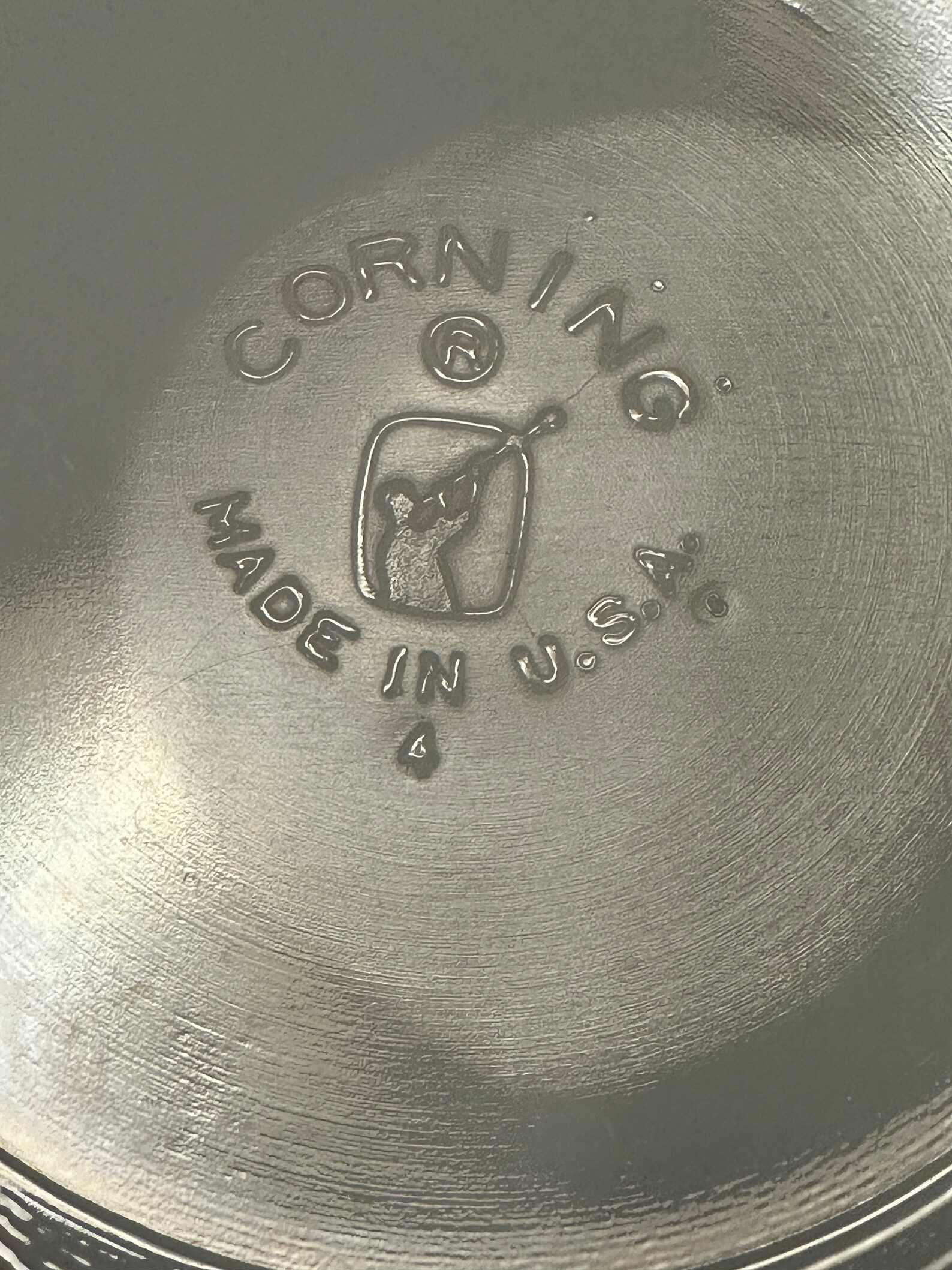 Vintage Corning Pyrex White Milk Glass Green Leaf Tulip Bread and ...