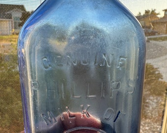 Genuine Phillips Blue Bottle - Etsy