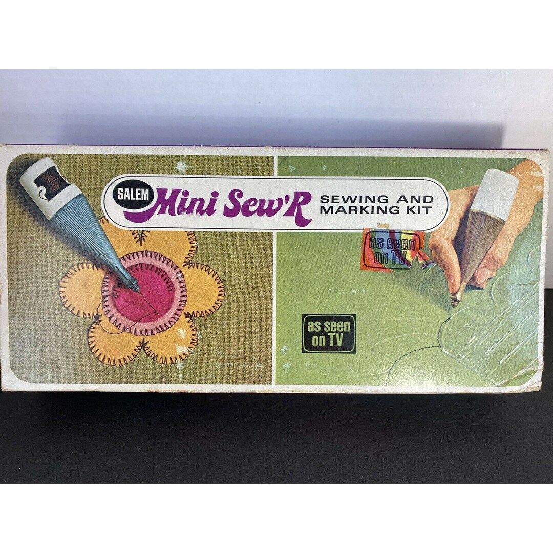 1960s Vintage Salem Mini Sew'r Sewing Marking Kit as Seen on TV - Etsy