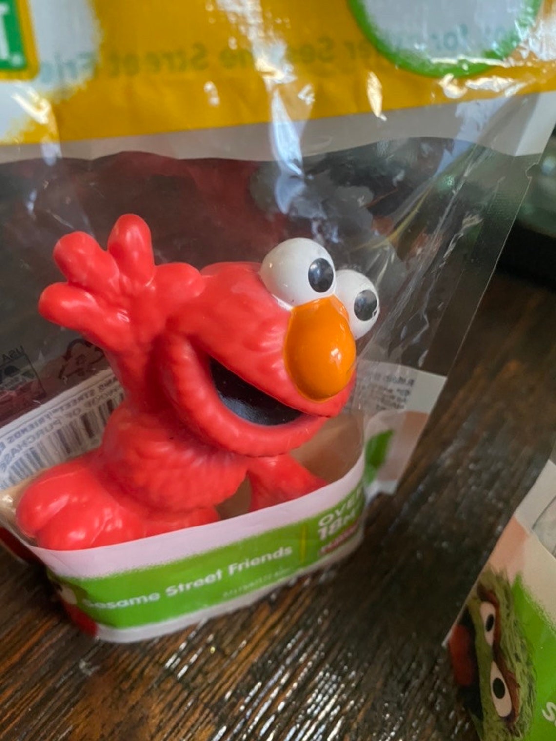 Playskool Sesame Street Friends Oscar the Grouch Elmo Mini Figurine ...