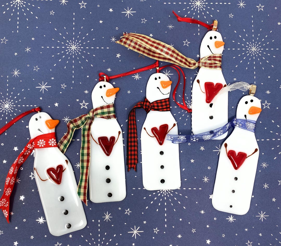 Sammy - a Snowman Ornament - Etsy