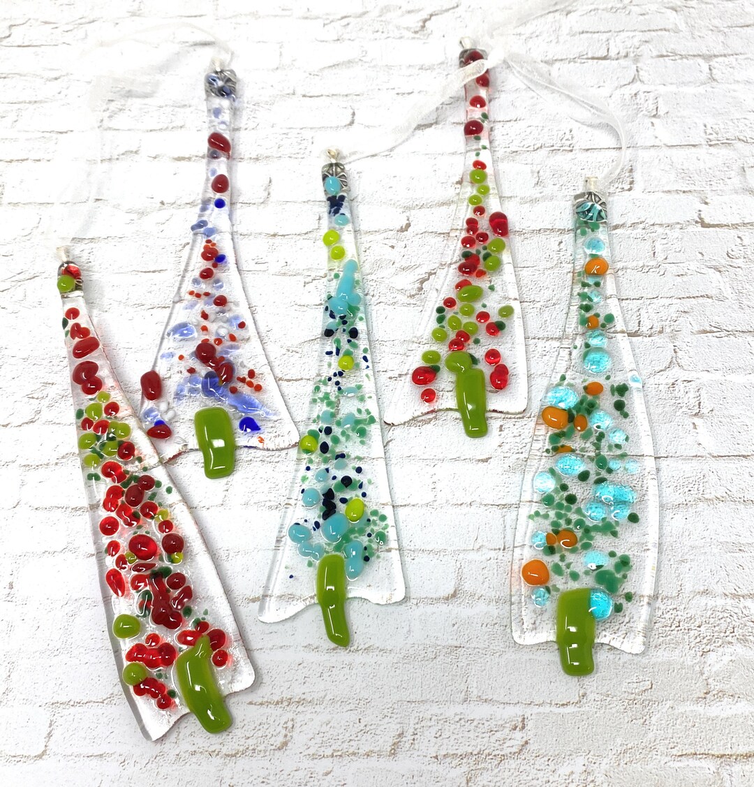 9 Funky Tree Ornaments in Assorted Colors & Styles - Etsy