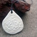 Reversible Polymer Clay 'doily' Pendant - Etsy