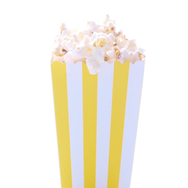 Striped Popcorn Box - Etsy