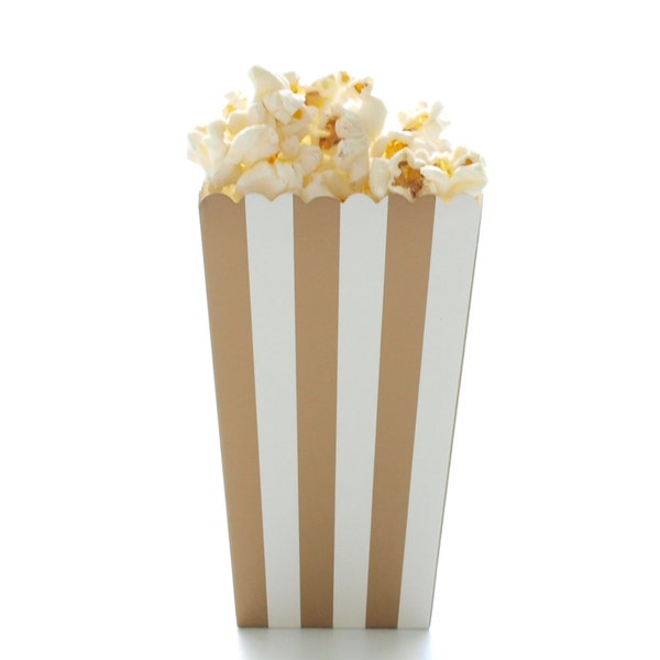 Striped Popcorn Box - Etsy