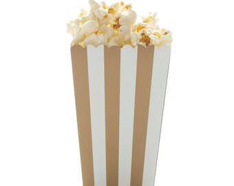 Yellow Chevron Popcorn Boxes 12 Pack Zig Zag Favor Boxes | Etsy