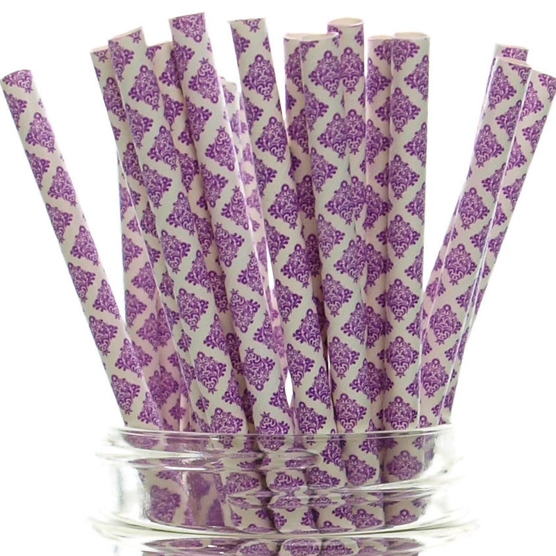 Floral Paper Straws - Etsy